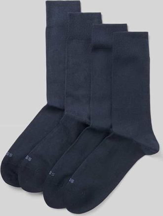 HUGO BOSS Socken mit Feinripp im 4er-Pack