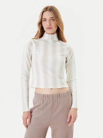 adidas Sweatshirt Half-Zip Graphic Football JW3642 Écru Regular Fit