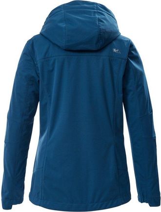 Killtec Softshelljacke KOS 69 WMN SFTSHLL JCKT Winddichte, wasserabweisende Damenjacke mit abnehmbarer Kapuze