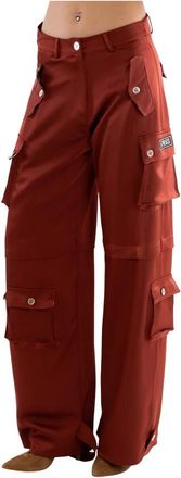 5 Progress Femme, Pantalons, Brun, Taille: 36 FR Pantalon Palazzo Cargo