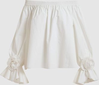 Essentiel Blouse Jofie Blanc Cass&eacute;
