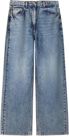 Patrizia Pepe Femme, Jeans, Bleu, Taille: W30 Wide Jeans