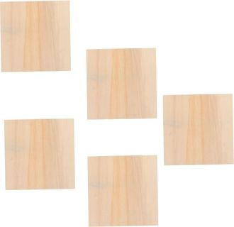 STOBOK 5St leerer Bilderrahmen Holz unfertiges Holz-Leinwandbrett Holzleinwand gewiegt kinder bilderrahmen kinder bastelset Leinwandhalterst&auml;nder leere Flagg