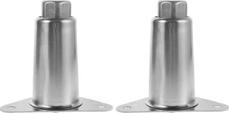 Angoily ELAYARD Edelstahl Verstellbare M&ouml;belf&uuml;&szlig;e 15cm H&ouml;henverstellbare Ger&auml;tef&uuml;&szlig;e mit 5/8 -gewindebolzen f&uuml;r Schr&auml;nke Tische Herdst&auml;nder