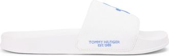 Tommy Hilfiger Canvas-Badeschuhe mit Monogramm-Stickerei in