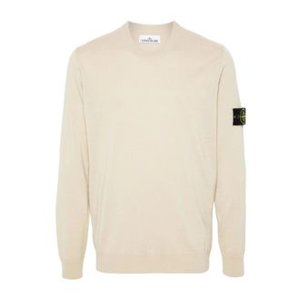 Stone Island Homme, Pulls, Beige, Taille: XL Pulls &Eacute;l&eacute;gants pour Hommes