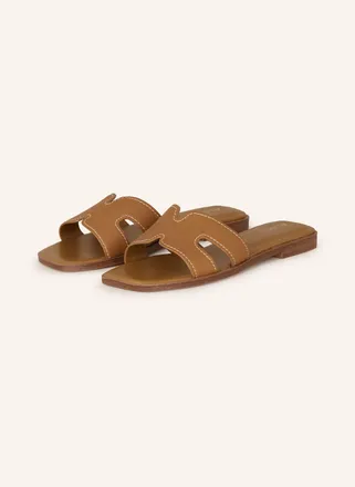 Aldo Aldo Pantoletten Itsandal braun