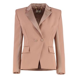 Elisabetta Franchi Crepe Blazer - - Jackets - Damen - Rosa - M