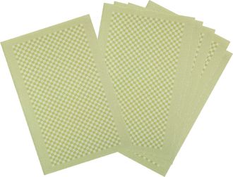 Kracht Kracht 6er Pack Gastronomie Grubentuch Vollzwirn Geschirrt&uuml;cher 50x70 cm W&uuml;rfelmuster 100% Baumwolle (gr&uuml;n)