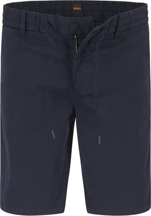 Boss Orange by Hugo Boss BOSS Orange Herren Shorts blau Baumwoll-Stretch