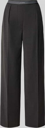 Lacoste Weite Hose mit Woll-Anteil