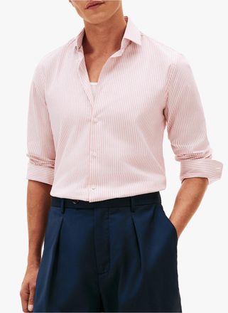 Tommy Hilfiger Chemise ray&eacute;e en coton et lin