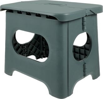 Angoily Kleiner Faltbarer Klapphocker aus Pp Material Tragbarer Badezimmerhocker in Gr&uuml;n f&uuml;r Zuhause und Reisen Platzsparend mit Hoher Tragf&auml;higkeit