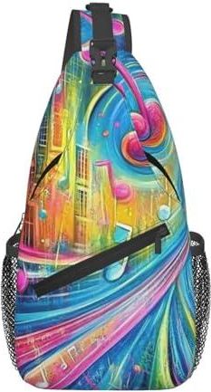 Generic Dream Graffiti Symphony Sac &agrave; bandouli&egrave;re de voyage pour homme Sac &agrave; dos de randonn&eacute;e
