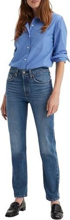 Levi's Femme 501 Jeans for Women Straight Fit, Erin Cant Wait Stretch, 31W / 32L