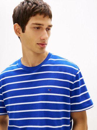 Tommy Jeans T-Shirt TJM REGULAR STRIPE Regular fit mit Rundhalsausschnitt