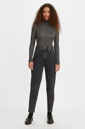 Levi's High-Waisted Mom Jeans - Damen - Schwarz / Schwarz