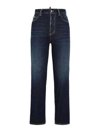 Dsquared2 Jean Droit - Bleu Fonc&eacute;