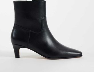 Steve Madden Davis - Bottines mi-hautes &agrave; petit talon - Noir