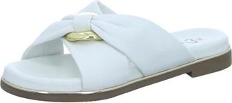 Marco Tozzi Mules en Cuir pour Femme 2-27133-42, Blanc, 40 EU