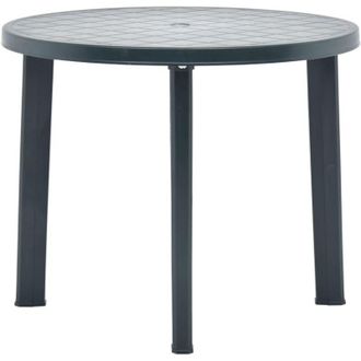 vidaXL Vidaxl - Table de jardin Vert 89 cm Plastique