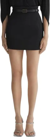 MUGLER Femme, Jupes, Noir, Taille: 38 FR Gonna