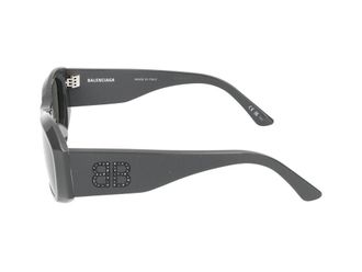 Balenciaga Womens Bb0397sa Grey Acetate Sunglasses