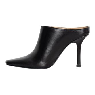 Patrizia Pepe Femme, Chaussures, Noir, Taille: 37 EU Mules &agrave; talons en cuir Nappa