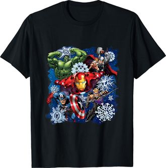 MARVEL Captain America Retro Holiday T-Shirt T-Shirt