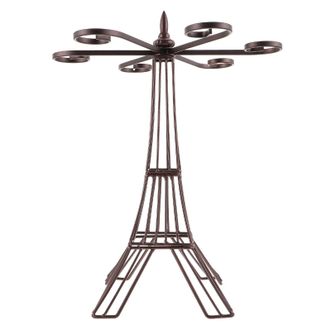 Aboofan Robuster Eisen Weinregal Glashalter Tischst&auml;nder Platzsparend Stilvoll f&uuml;r H&auml;ngende Weingl&auml;ser Praktisch zum Aufbewahren Trocknen und Pr&auml;sentieren von