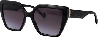 Liu Jo Femme, Accessoires, Noir, Taille: 55 MM Lunettes de soleil élégantes Lj757S
