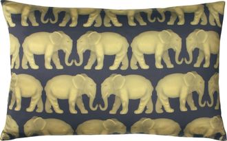 Riva Paoletti Parade Kissenbezug, Polyester Samt, Navy, 40 x 60cm