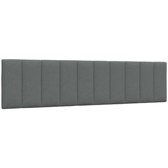vidaXL Kopfteil-Kissen Dunkelgrau 200 cm Stoff vidaXL105751