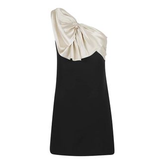 Valentino Garavani Mini Kleid Solid Crepe Couture - - Dresses - Damen - Schwarzk - XS