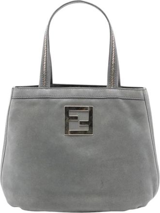 Fendi Pre-owned Leder-Tasche - - Pre-owned - Damen - Grau - ONE SIZE