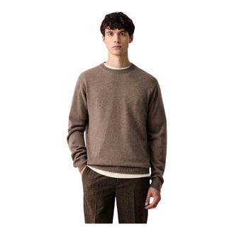 Lindbergh Pull-over &agrave; col rond - Homme - Pulls - Brun - Taille: S