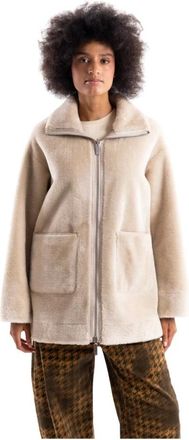 Marella Mllgiovane Long Coat - Femme - Vestes - Beige - Taille: 38 FR
