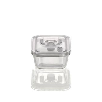 Caso VacuBoxx EM R&eacute;cipient sous vide carr&eacute; 600 ml - R&eacute;cipient sous vide extr&ecirc;mement stable en verre borosilicate, sans BPA, r&eacute;sistant &agrave; la chaleur, passe a