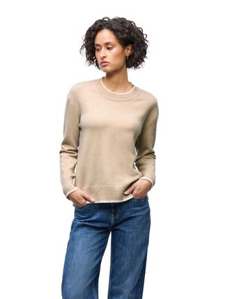 Street One Damen Pullover mit Kontrastdetails
