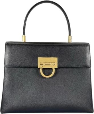 Ferragamo Sac &agrave; main Pre-owned - Femme - Pre-owned - Noir - Taille: ONE Size