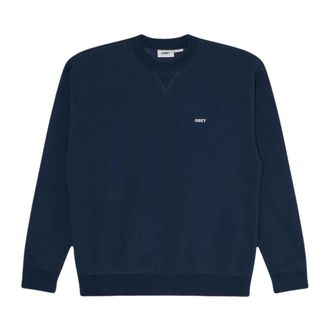 Obey Crewneck Sweatshirt - - Sweatshirts & Hoodies - Herren - Blau - L