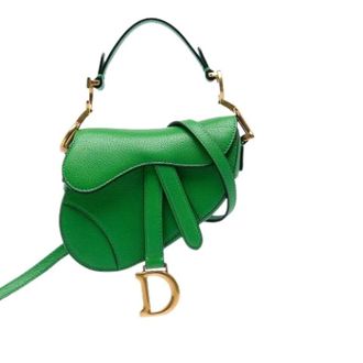 Dior Pre-owned Cuir sacs-dior - Femme - Pre-owned - Vert - Taille: ONE Size