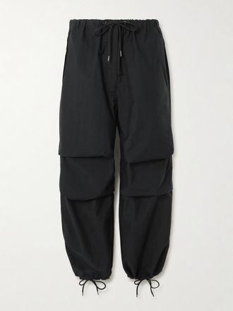 Acne Studios Cargohose Mit Weitem Bein Aus Einer Baumwollmischung - Schwarz