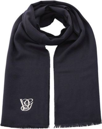 Valentino Wollschal mit Stickerei