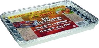 Favorit Grillpfannen Alu eckig 5-er Pack