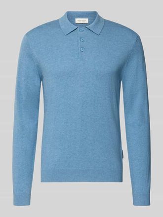 Casual Friday Regular Fit Strickpullover aus Baumwoll-Mix mit Kaschmir-Anteil