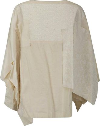 Tao Beigefarbene Tunika aus Baumwolle