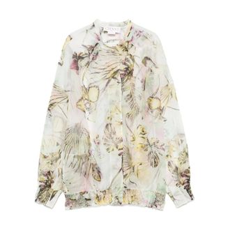 Genny Jungle Flower Curl Jacket - Femme - Blouses et Chemises - Multicolore - Taille: 38 FR