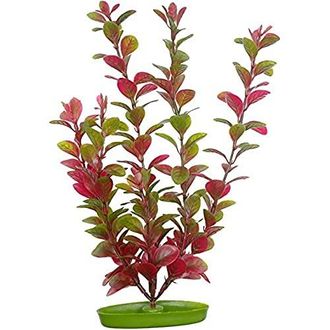 Marina Rossini Aquascaper, Aquarienpflanze, Wasserpflanze, aus Kunststoff, Red Ludwigia, 30cm
