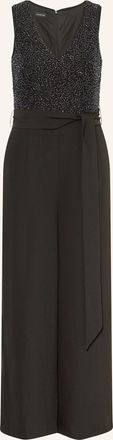 Apart Jumpsuit Mit Schmuckperlen schwarz